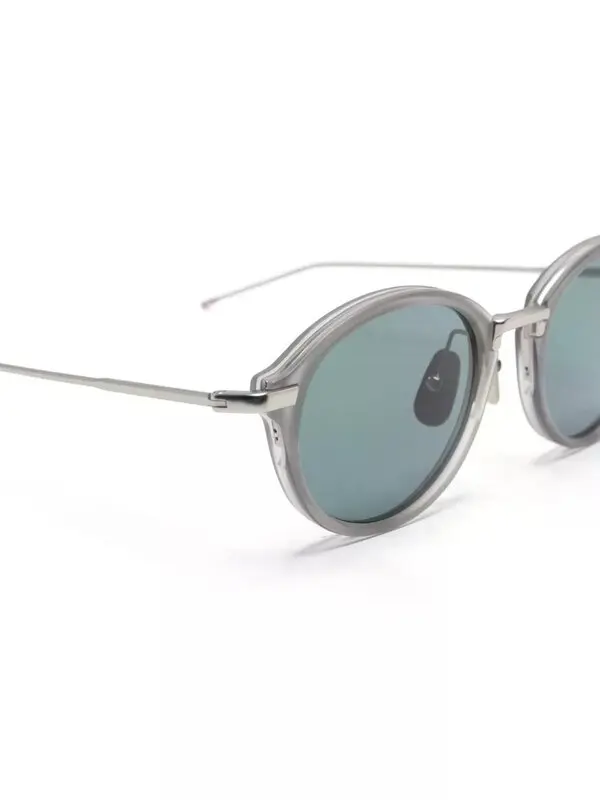 Thom Browne Round Frame Sunglasses - Silver