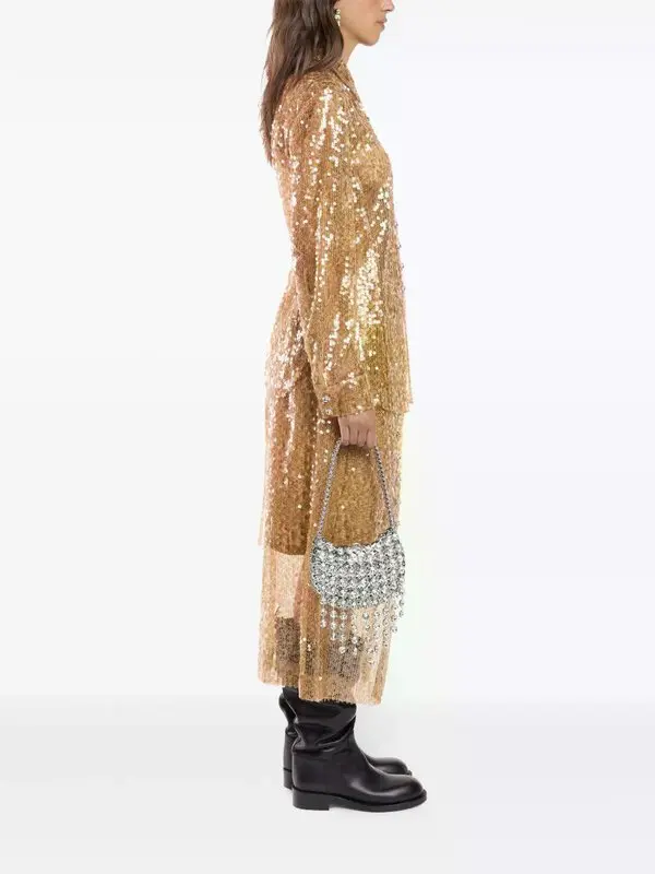 Rabanne Sequin-embellished Midi Skirt