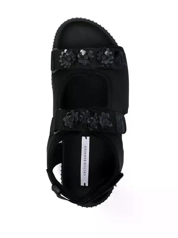 Cecilie Bahnsen Valeria Crystal-embellished Sandals
