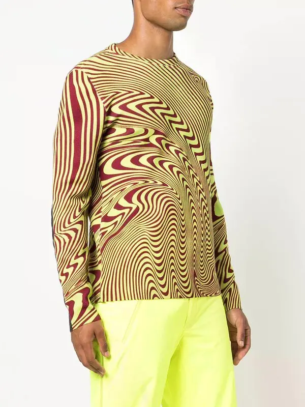 Aztech Mountain Matterhorn Jacquard Crewneck Jumper - Red
