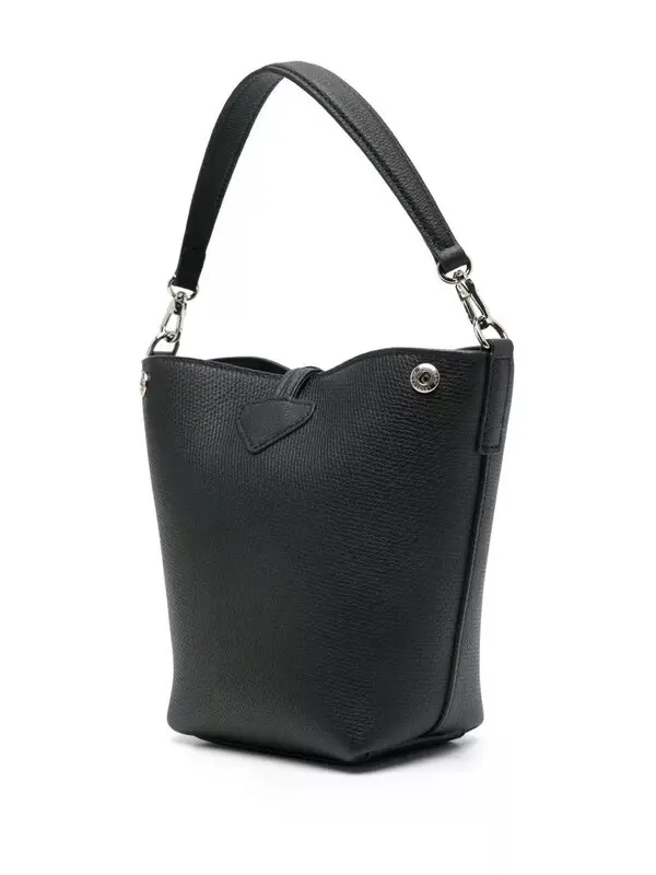 Longchamp Roseau Leather Bucket Bag