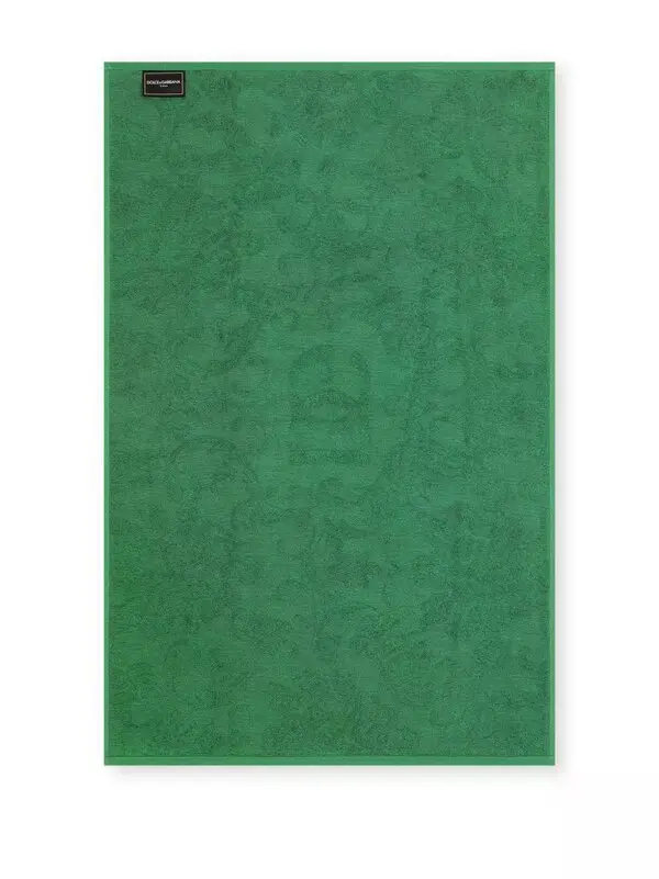 Dolce & Gabbana Cotton Terry Bath Mat - Green