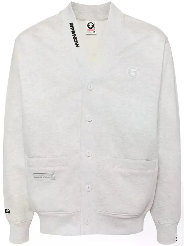 AAPE BY *A BATHING APE Logo-patched Cardigan