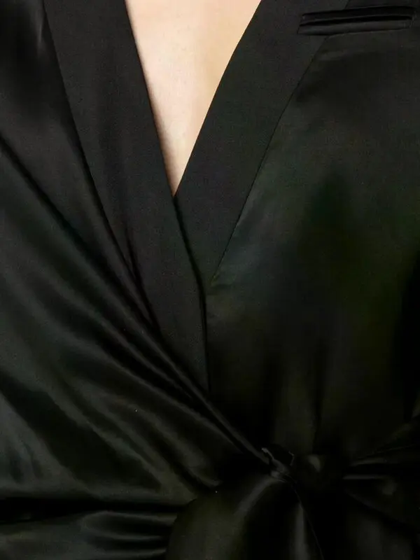 Goen.j Inside-out Short Wrap Blazer