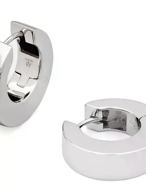 Tom Wood Small Arch Hoop Earrings - Silver