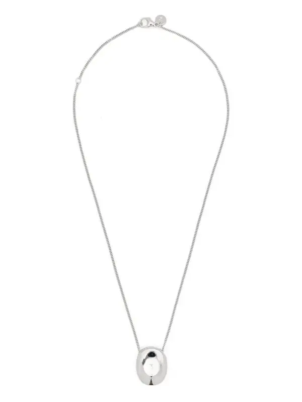 Tom Wood Pebble Necklace - Silver