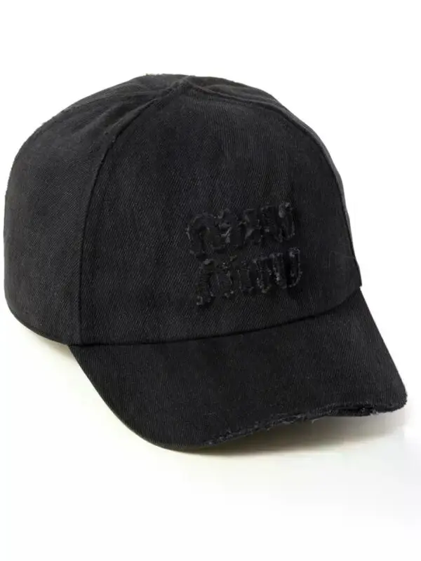 Miu Miu Denim Baseball Cap