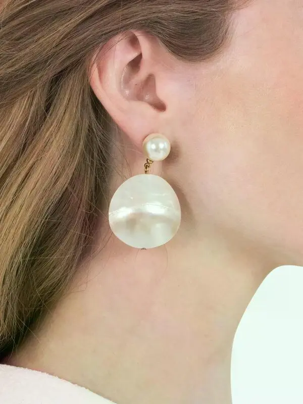 JENNIFER BEHR Nerine Pearl Earrings - Neutrals
