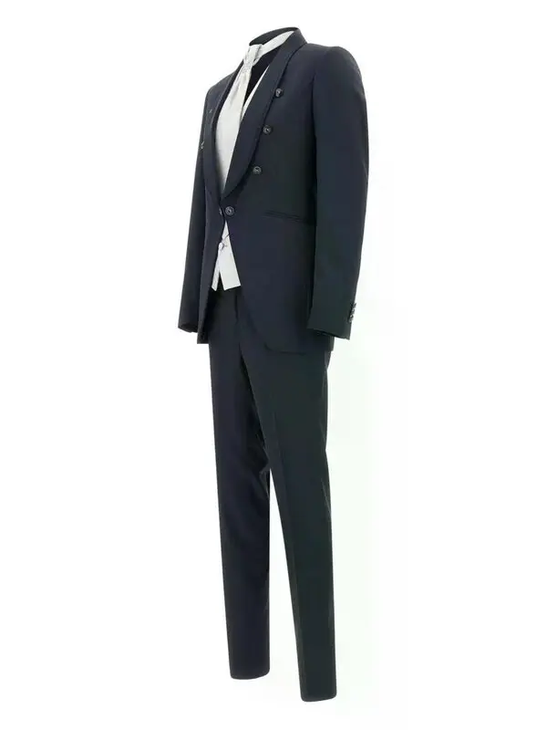 CARLO PIGNATELLI Three-piece Shawl-lapels Suit