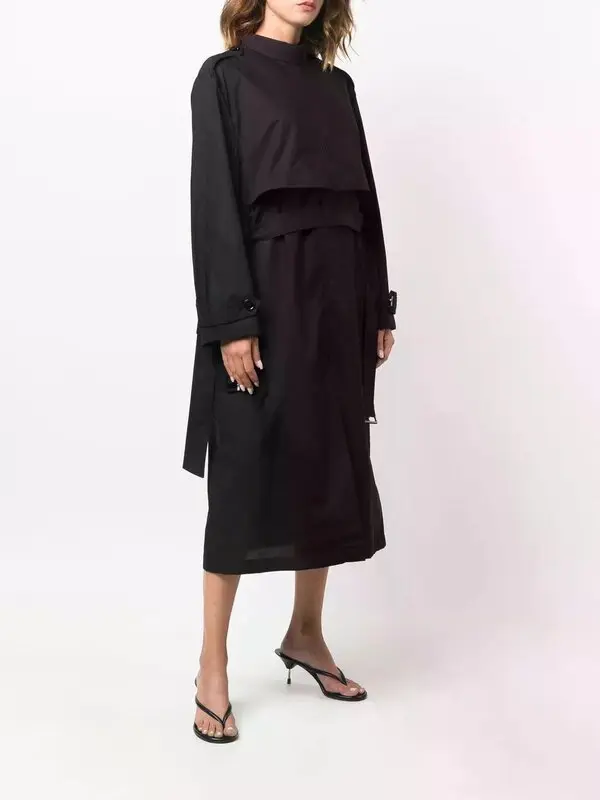 MAISON MARGIELA Cotton Midi Trench Dress