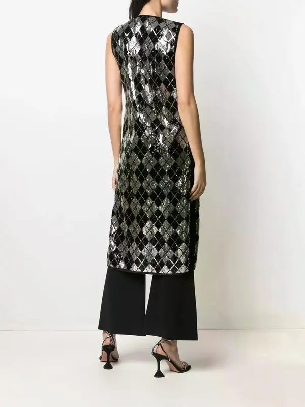 CHARLOTT Name' Embellished Sleeveless Jacket