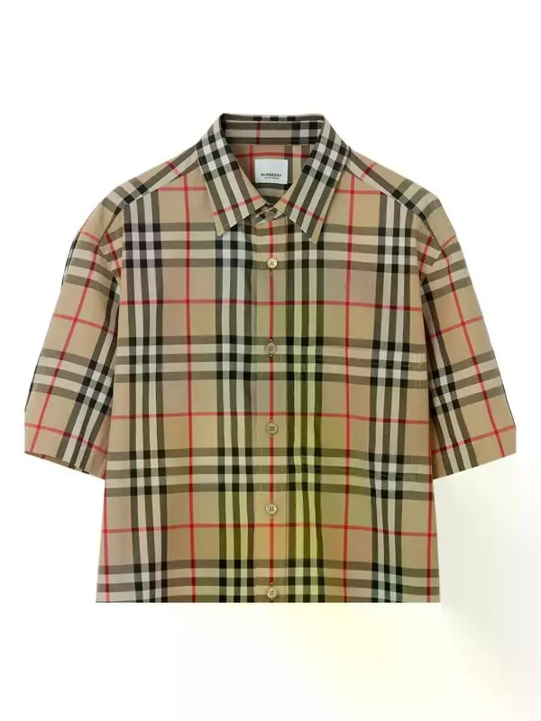 Burberry Vintage Check Pattern Cotton Shirt