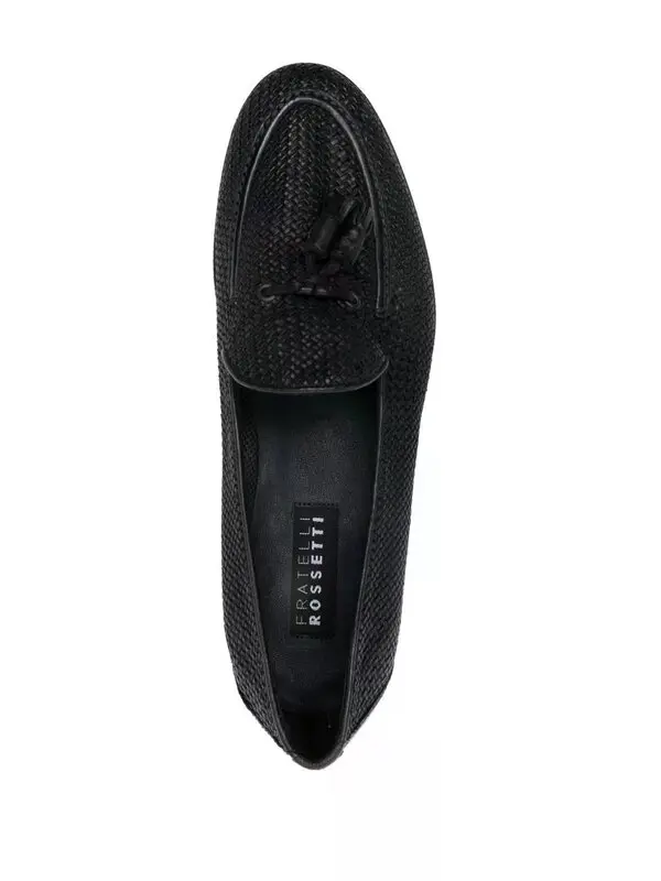 Fratelli Rossetti Interwoven Calf Leather Loafers
