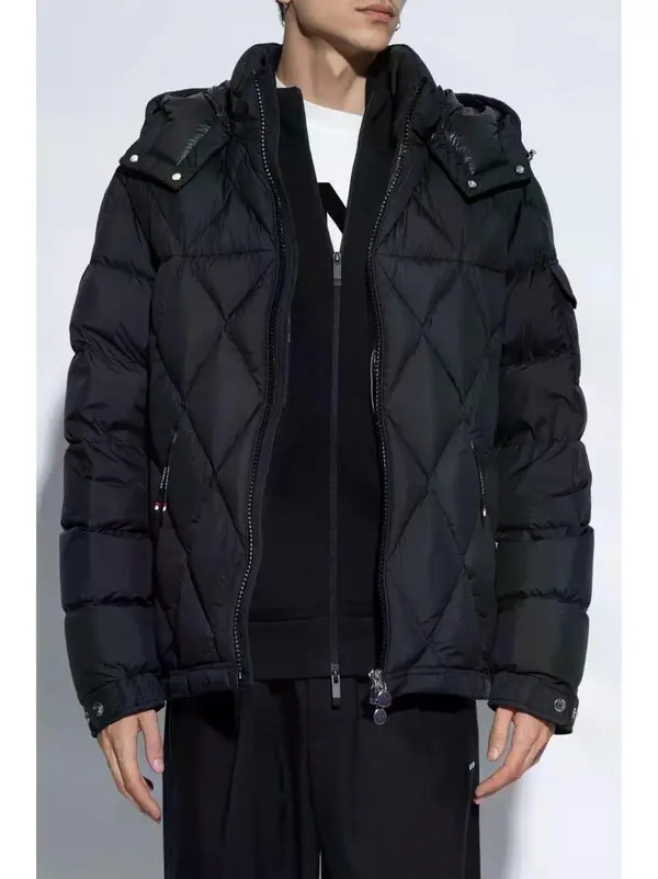 Moncler Quilted Down Jacket With Hood