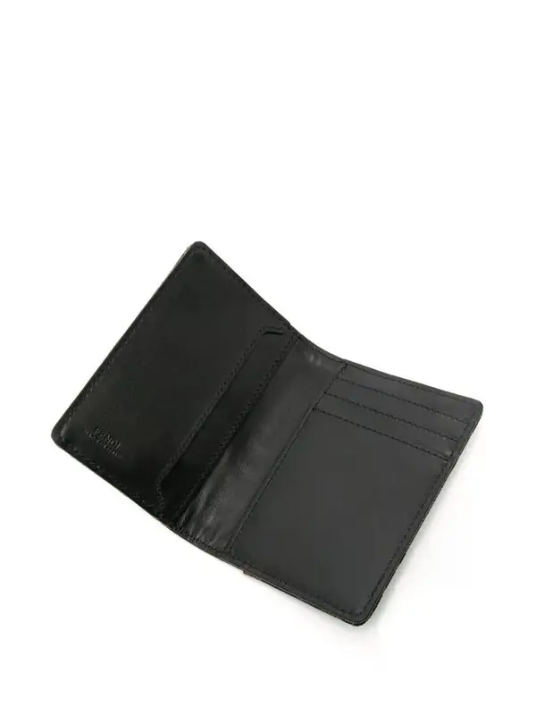 Fendi Ff-jacquard Leather Wallet