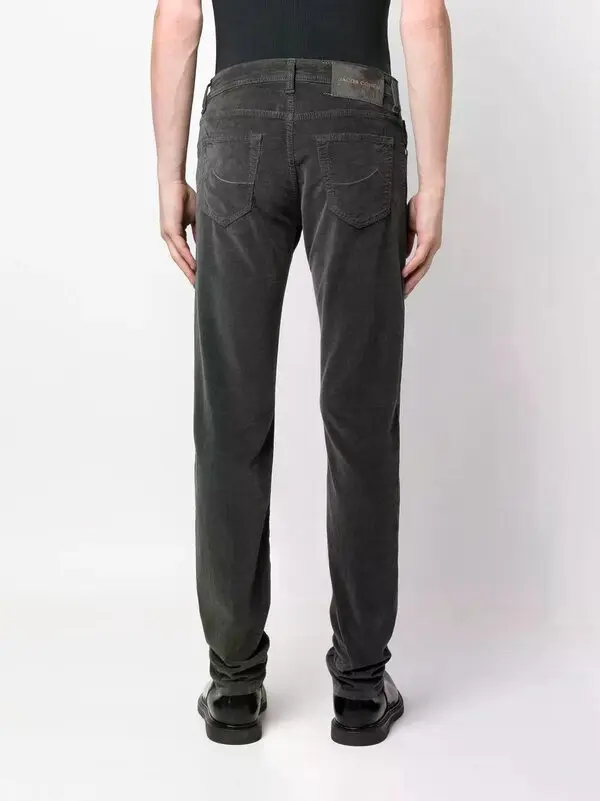 Jacob Cohen Slim-cut Stonewashed Jeans - Grey