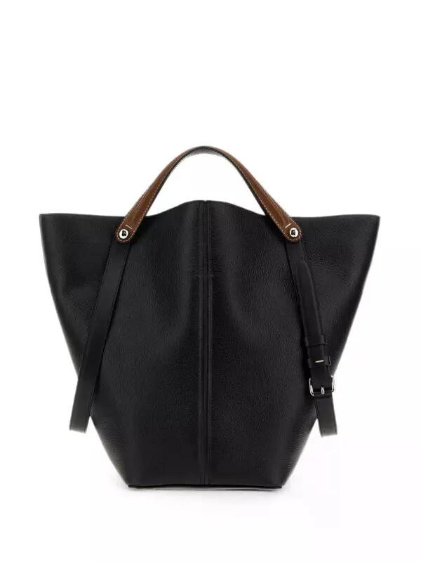 MAISON MARGIELA Medium Leather Tote Bag - Black