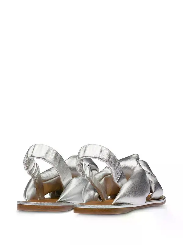 Miu Miu Knotted Flat Sandals
