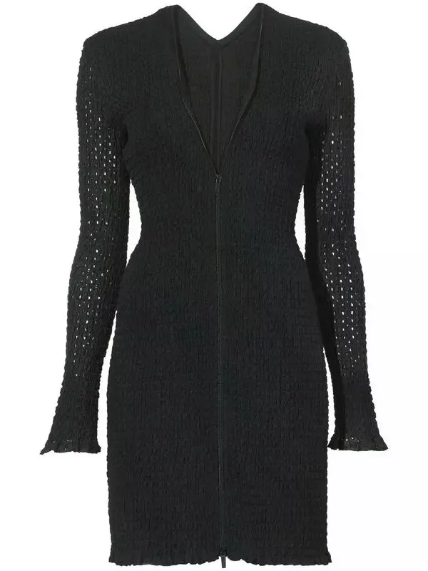 Proenza Schouler White Label Broderie Anglaise Minidress - Black