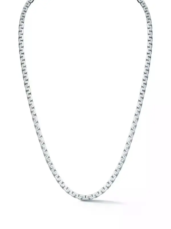 Mateo Sterling Square Link Chain Necklace