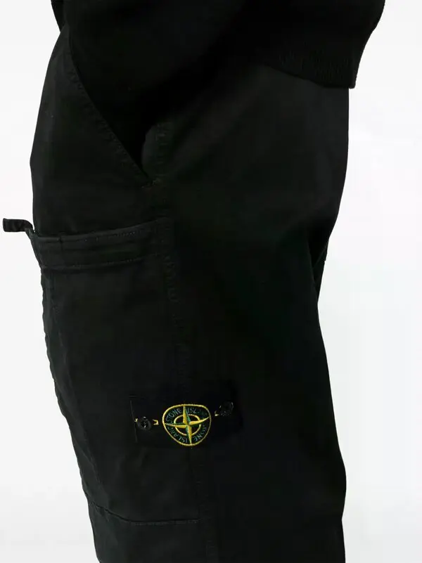 Stone Island Cotton Cargo Trousers