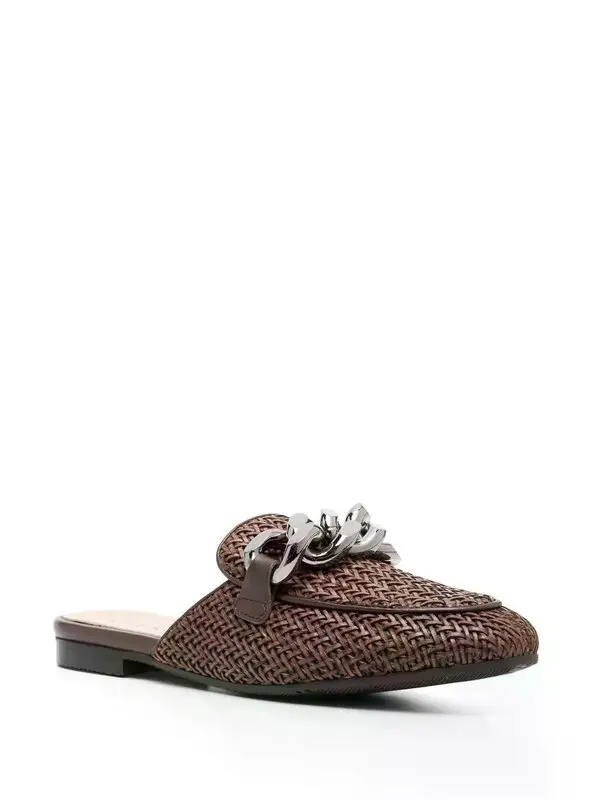 Casadei Chain-detail Slip-on Mules