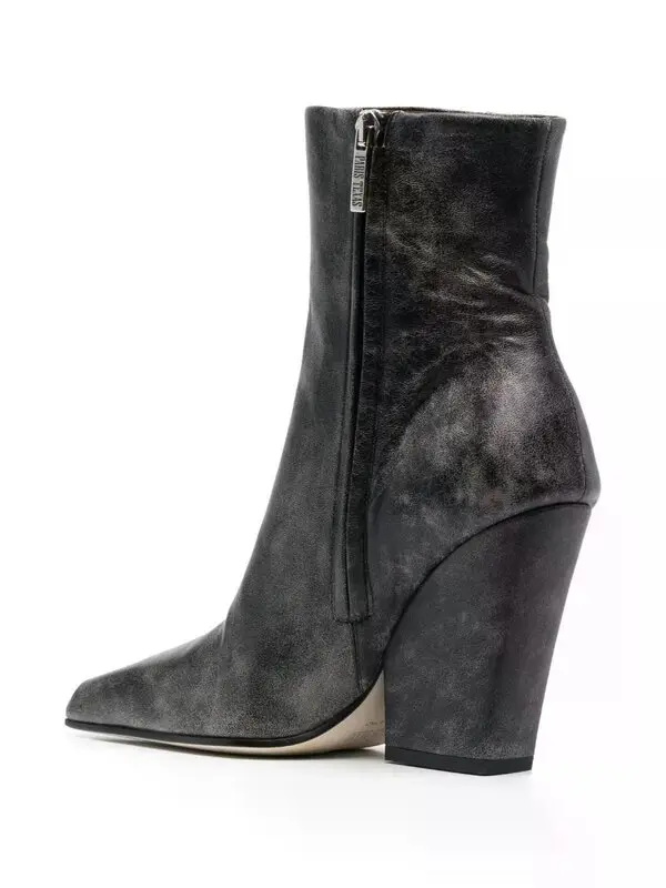 Paris Texas 90mm Pointed-toe Leather Ankle Boots