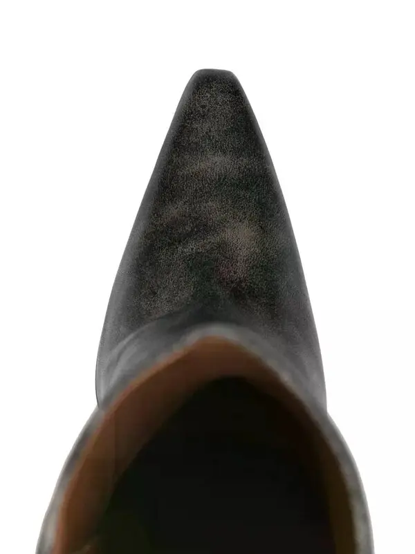 Paris Texas 90mm Pointed-toe Leather Ankle Boots