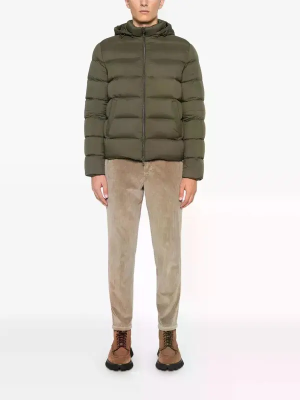 Herno Down-feather Filling Detachable Hood Jacket