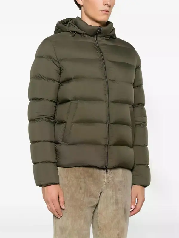 Herno Down-feather Filling Detachable Hood Jacket