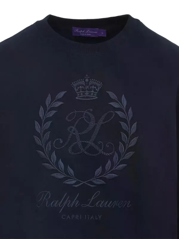 Ralph Lauren Purple Label Embroidered Logo Sweatshirt