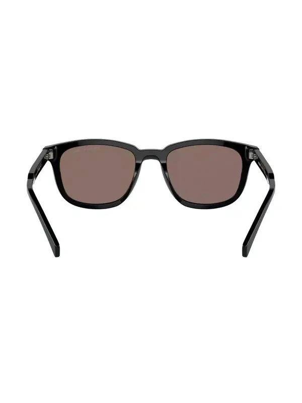 Prada Pr A21s Round Frame Sunglasses - Black