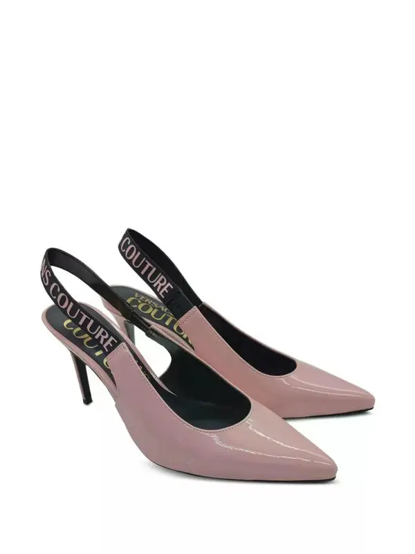 Versace Logo Slingback Pumps - Pink