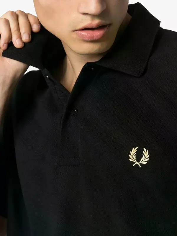 Fred Perry M3 Piqué Polo Shirt - Black