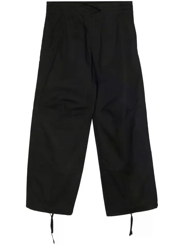 OAMC Turner Drawstring Wide Leg Trousers - Black