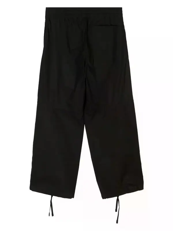 OAMC Turner Drawstring Wide Leg Trousers - Black