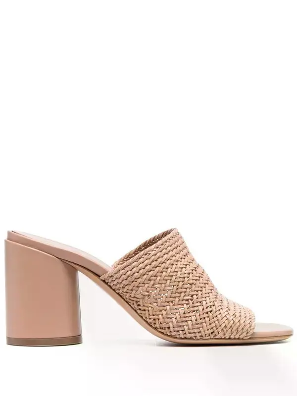 Casadei Hanoi Block Heel Sandals - Neutrals