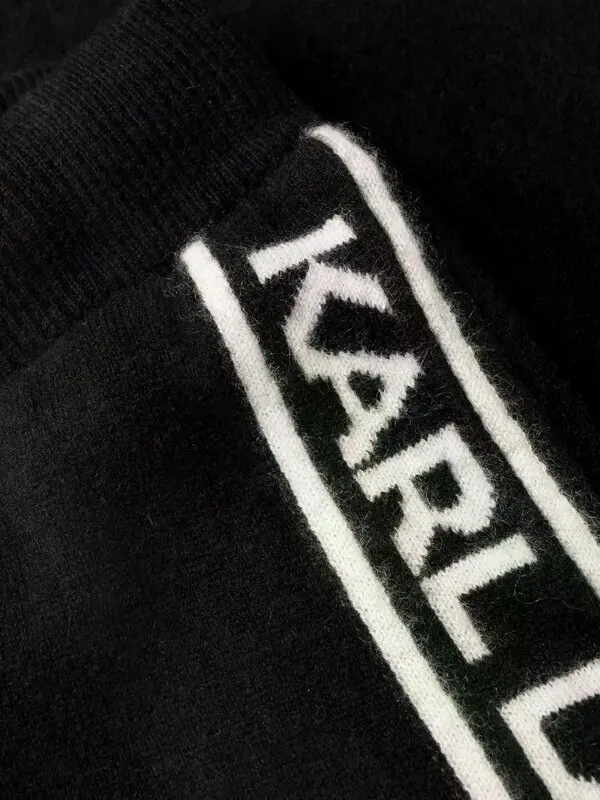 Karl Lagerfeld Cashmere Logo Trousers