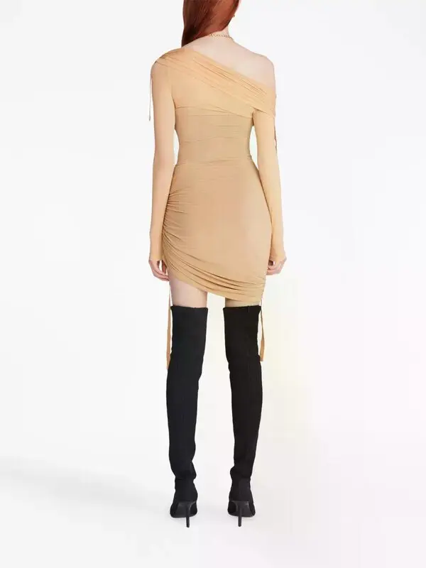 DION LEE Off-shoulder Gathered Minidress