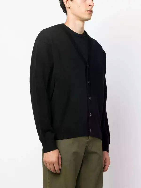 Kenzo Boke Flower Embroidered V-neck Cardigan