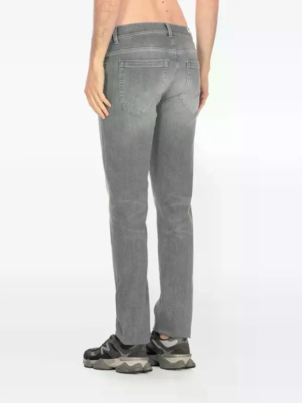 DONDUP George Jeans In Cool Stonewashed Denim - Grey