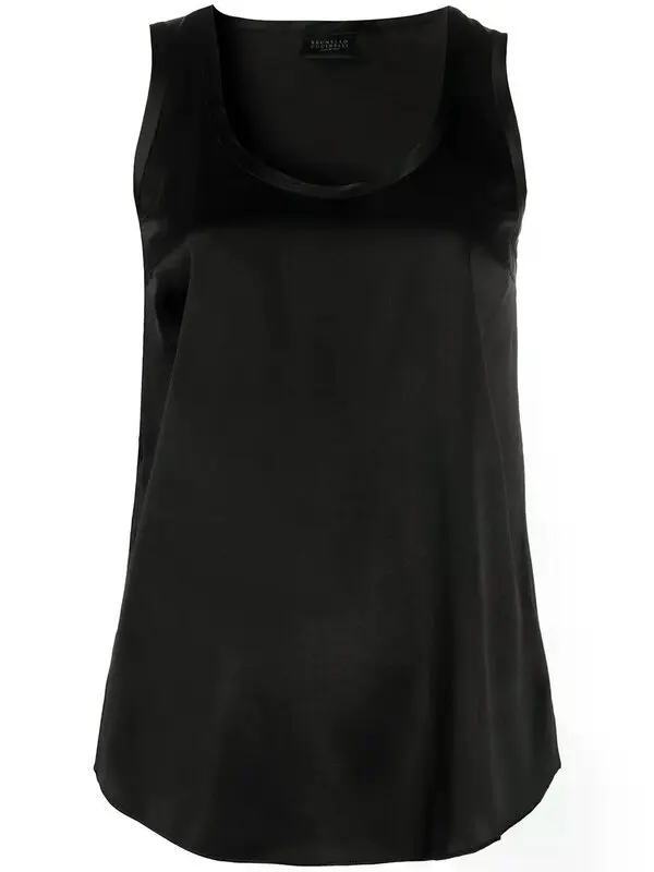 Brunello Cucinelli Sleeveless Blouse - Black