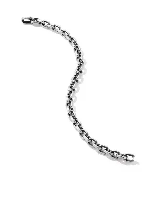 David Yurman Sterling Deco Link Chain Bracelet