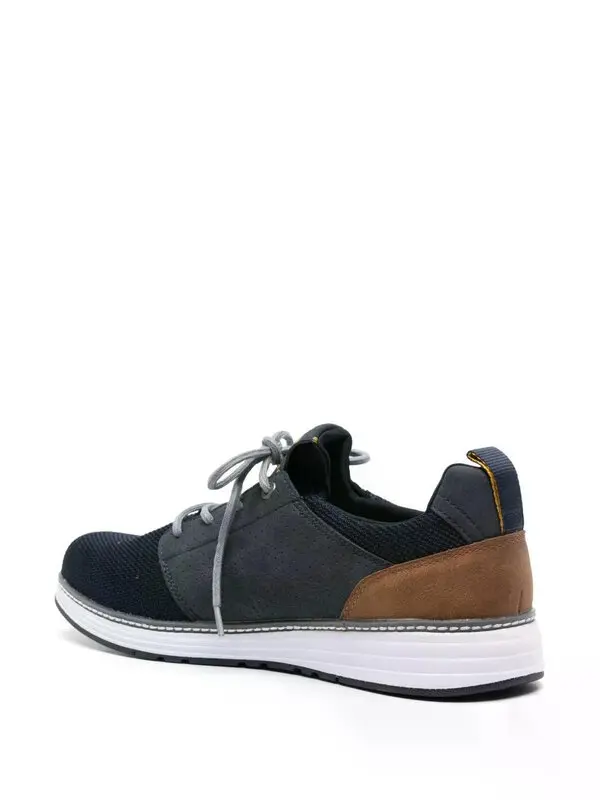 BUGATTI Logo Plaque Mesh Sneakers