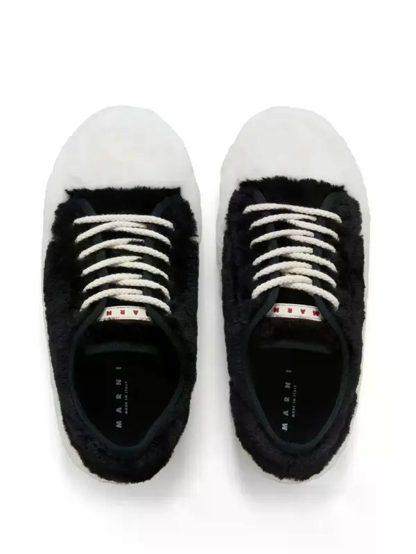 Marni Teddy Lace-up Sneakers