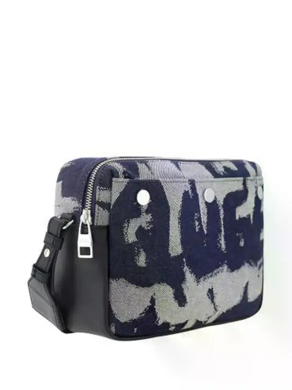 Alexander McQueen Graffiti Print Crossbody Bag
