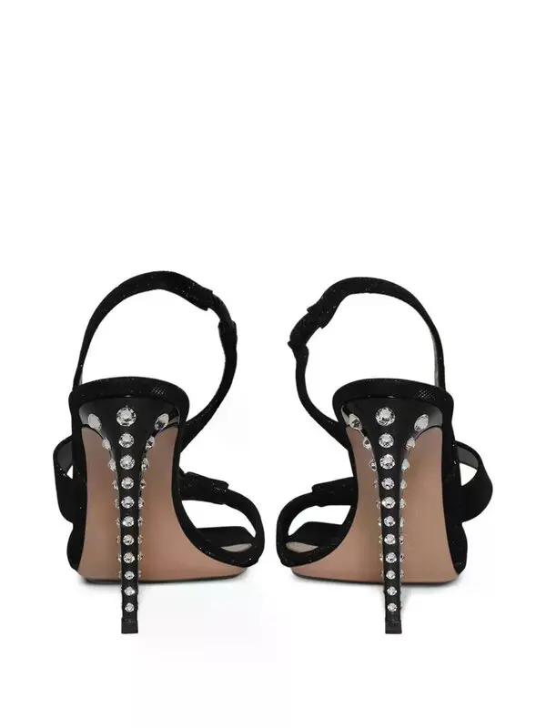 GIANVITO ROSSI 105mm Slingback Sandals With Bow Detail