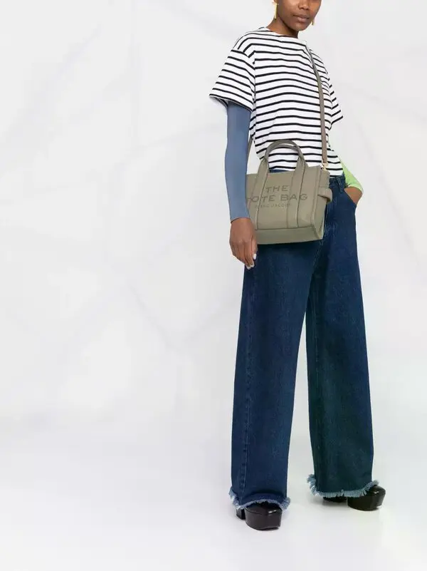 Marc Jacobs Leather Tote Bag - Grey