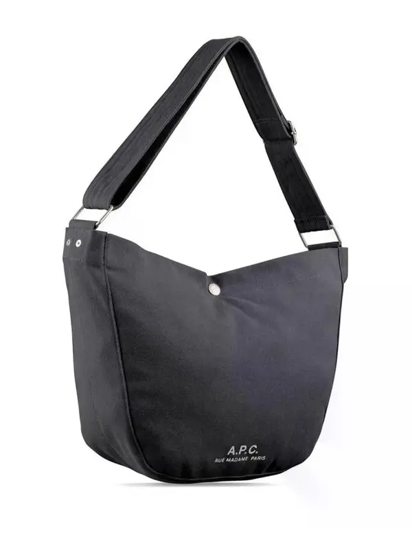 A.p.c. Journal Messenger Bag - Black