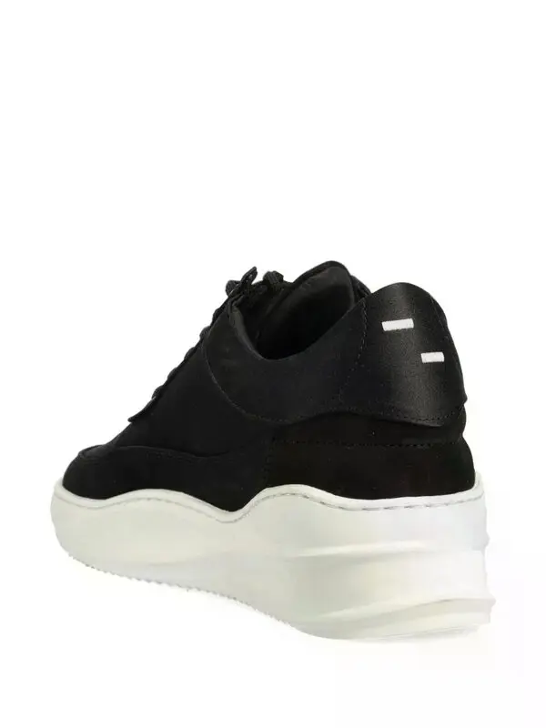 Filling Pieces Logo-embroidered Suede And Textile Sneakers